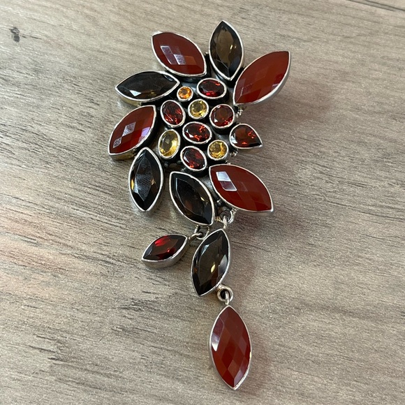 Nicky Butler | Jewelry | Nicky Butler Carnelian Smokey Quartz Topaz ...